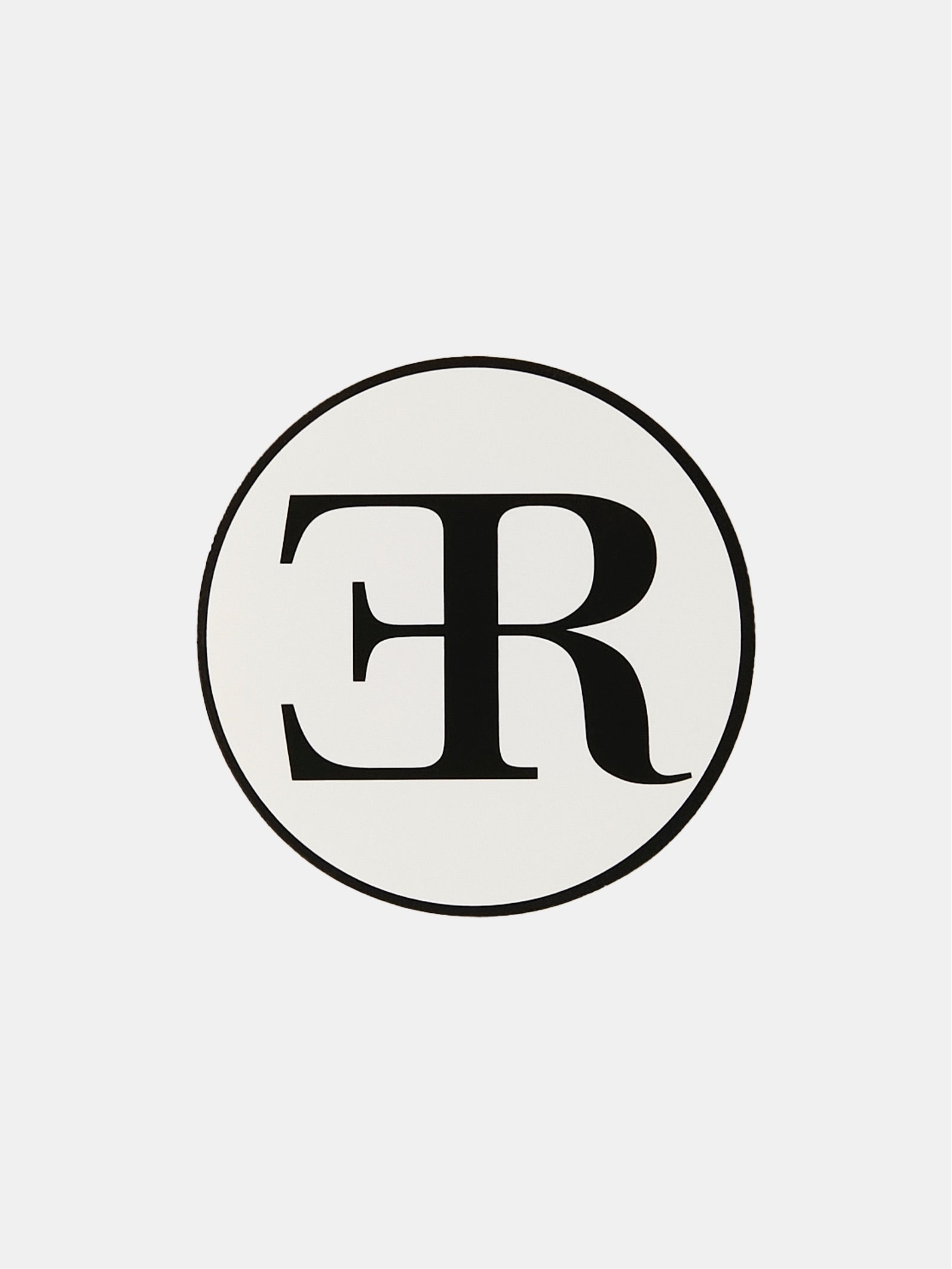 ER LOGO STICKER / BLACK – ER ONLINE STORE